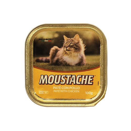 MOUSTACHE Paté with Chicken for cats – mtanostrading